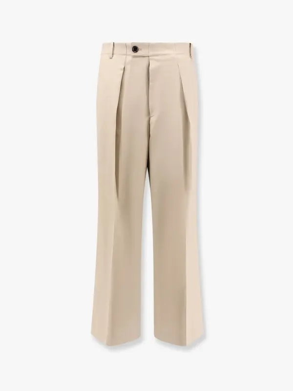 TONYWACK Wide Leg Wool Blend Trouser
