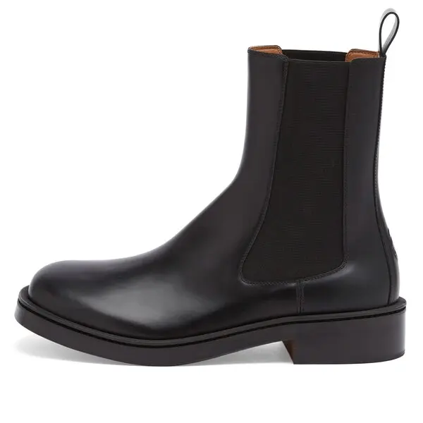Alexander McQueen Leather Chelsea Boots