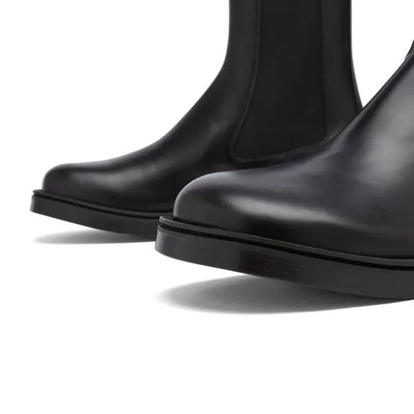 Alexander McQueen Leather Chelsea Boots
