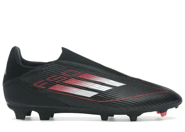Adidas F50 League Laceless Fg/mg Stealth Victory Pack - Core Black/grey Four/lucid Red