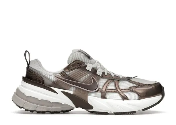 Nike V2k Run Sneakers - Mink Brown/summit White/college Grey