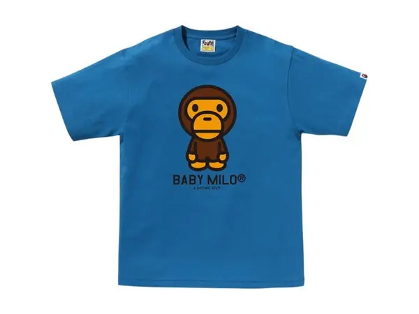 A BATHING APE Baby Milo Tee Shirt - Blue