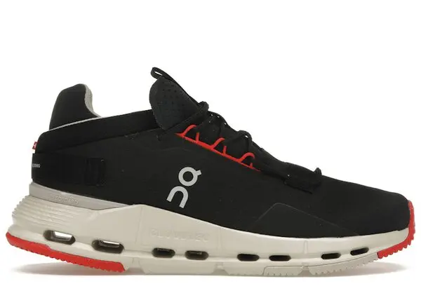 On Running Cloudnova 2in Sneakers - Black/red