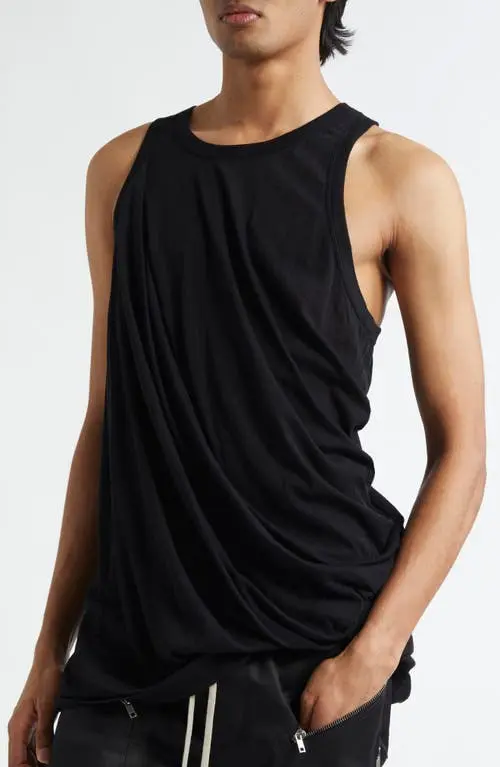 Rick Owens Anthem Draped Tank