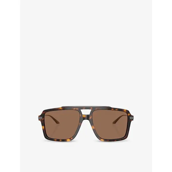 Dolce & Gabbana Dg4477 Pilot Sunglasses - Brown