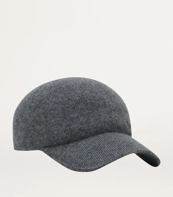 Saint Laurent Cashmere Baseball Cap