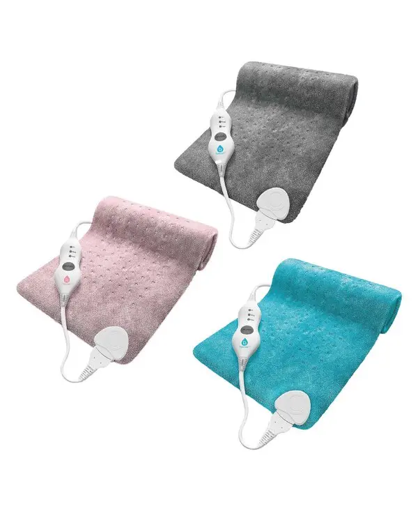 PURSONIC Comfort Trio Heating Pad Set – Teal - Grey