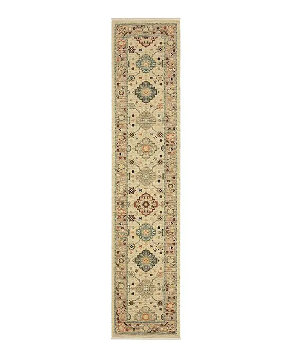 ORIENTAL WEAVERS Lilihan 4601w Runner Area Rug, 2'6 X 12 - Beige