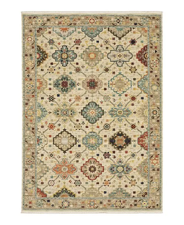 ORIENTAL WEAVERS Lilihan 4601w Area Rug, 5'3 X 7'6 - Beige