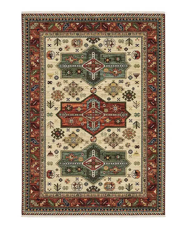ORIENTAL WEAVERS Lilihan 8022r Area Rug, 2' X 3 - Red