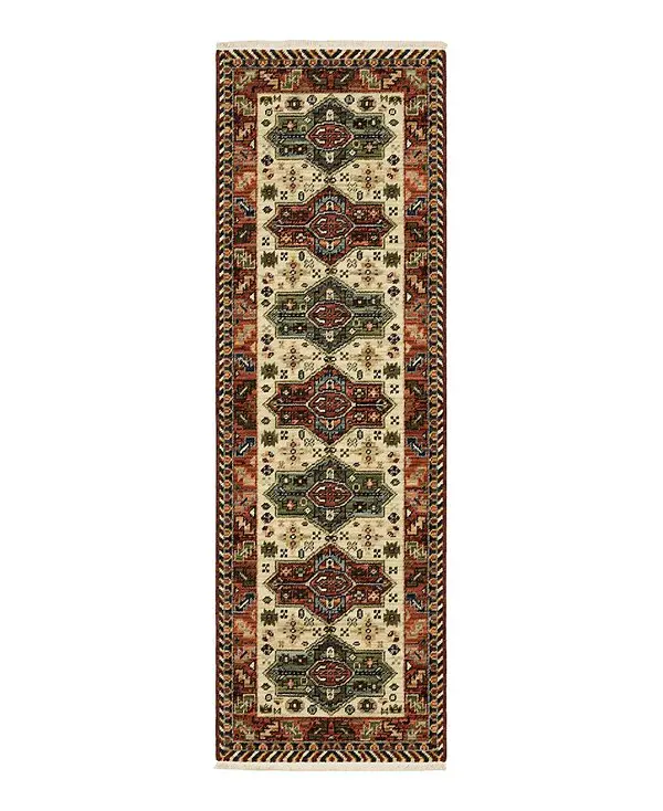 ORIENTAL WEAVERS Lilihan 8022r Runner Area Rug, 2' X 6 - Red