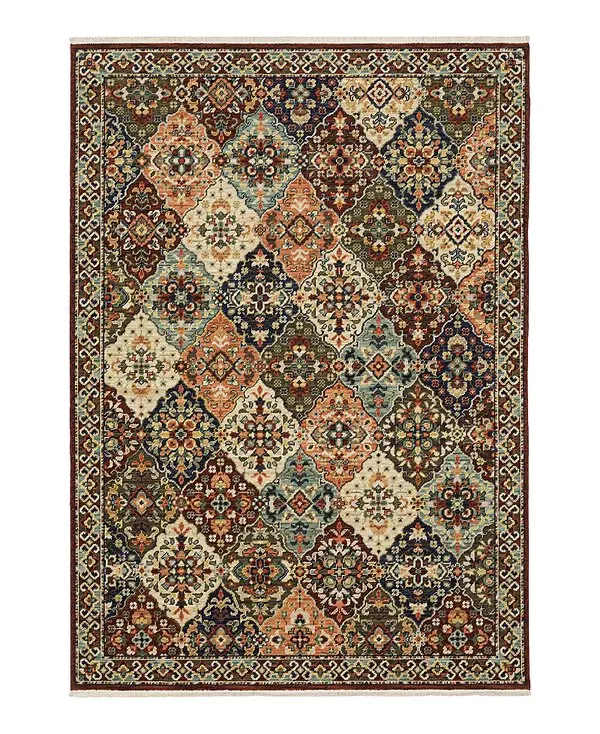 ORIENTAL WEAVERS Lilihan 050x6 Area Rug, 6'7 X 9'6 - Red
