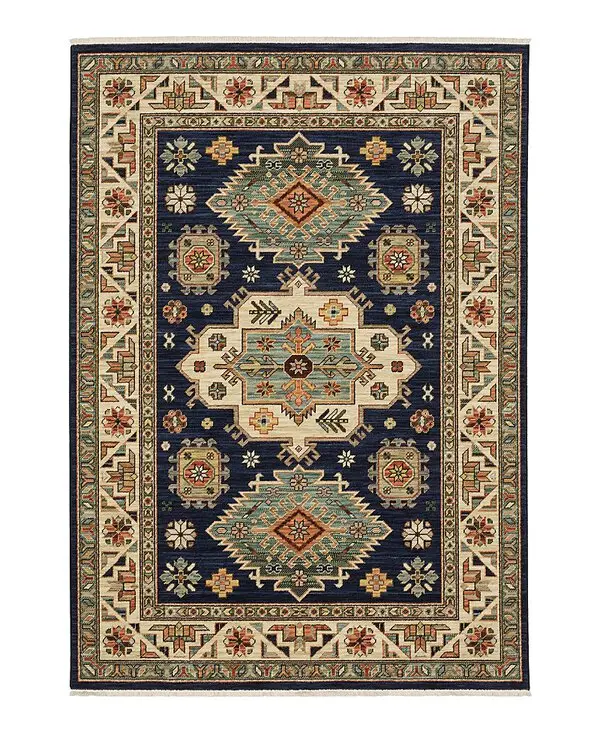 ORIENTAL WEAVERS Lilihan 532b6 Area Rug, 2' X 3 - Navy