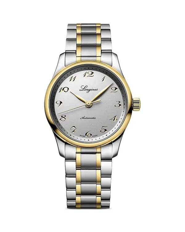 LONGINES Master 34mm Watch - Silver/two Tone