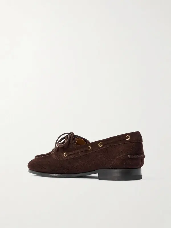 Bally Pathy Suede Loafers - Brown