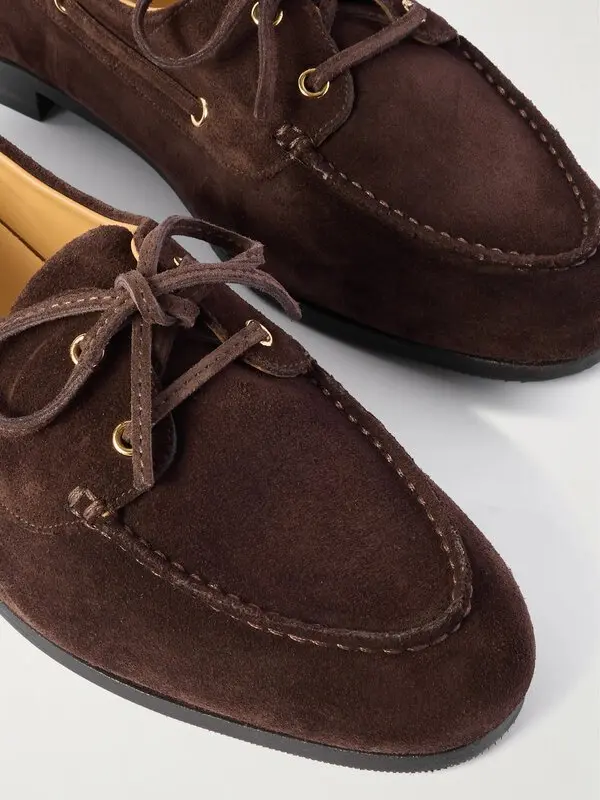 Bally Pathy Suede Loafers - Brown