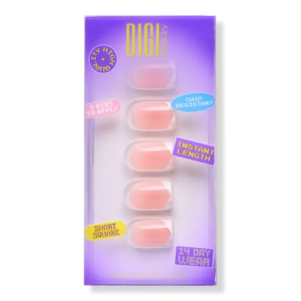 DIGI BEAUTY Frenchie Press-on Nails - One-color