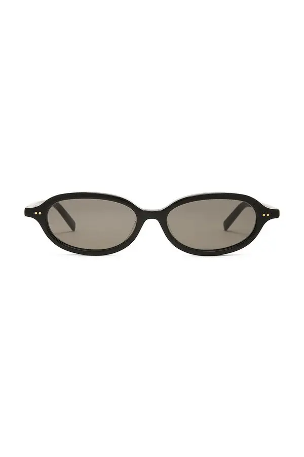 ST. AGNI 90s Slim Oval Sunglasses