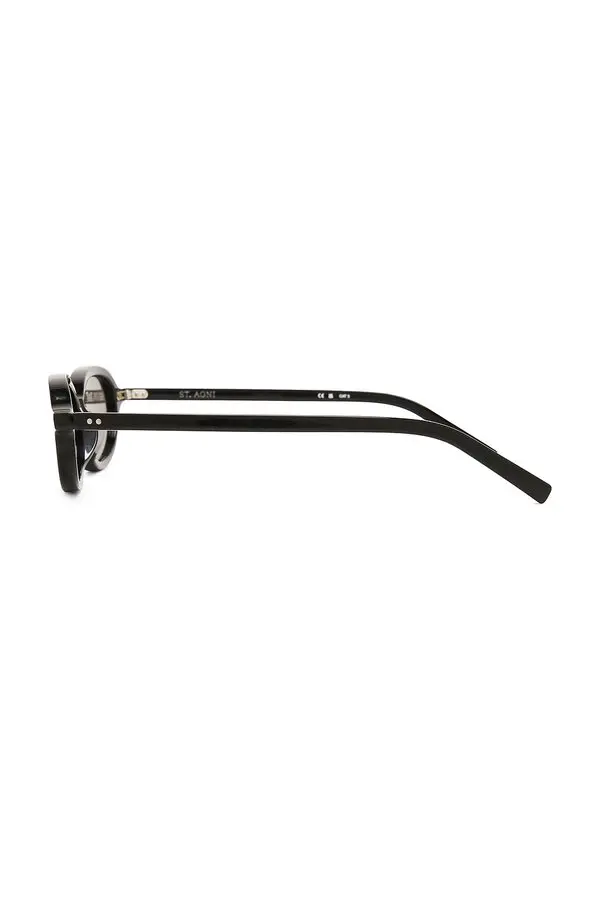 ST. AGNI 90s Slim Oval Sunglasses