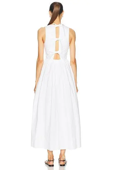 Matteau Tie Back Midi Dress