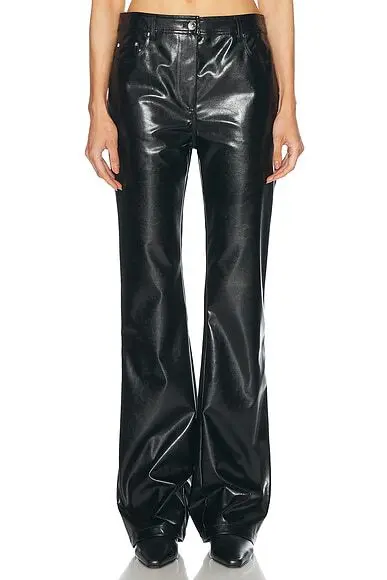 Rabanne Faux Leather Trousers
