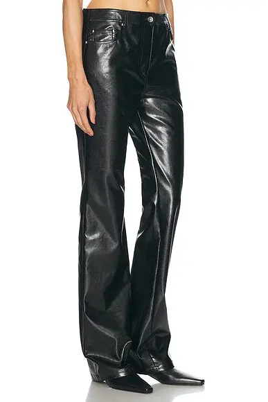 Rabanne Faux Leather Trousers