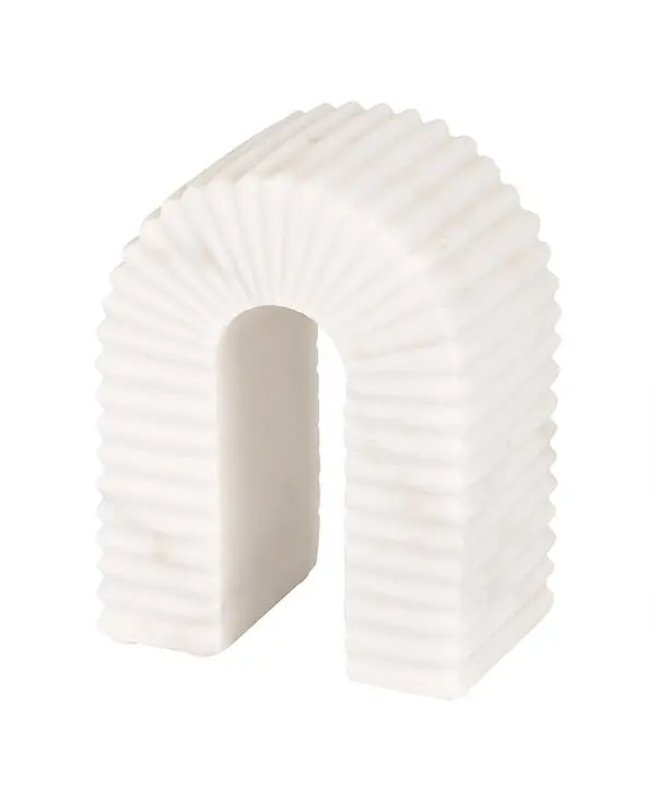 GAURI KOHLI Hanover Marble Decorative Object - White