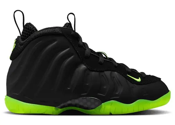 Nike Little Posite One Sneakers - Black/volt