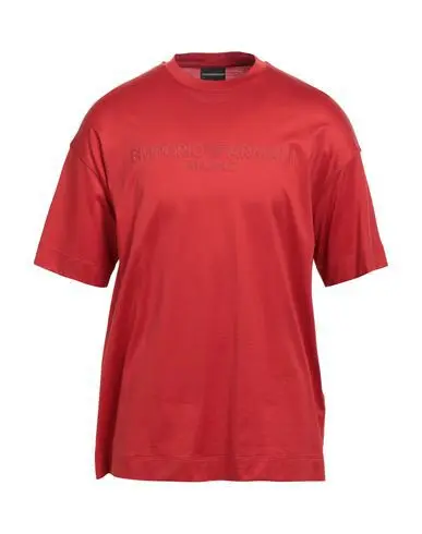 Emporio Armani T-shirt Light Size Lyocell, Cotton - Red