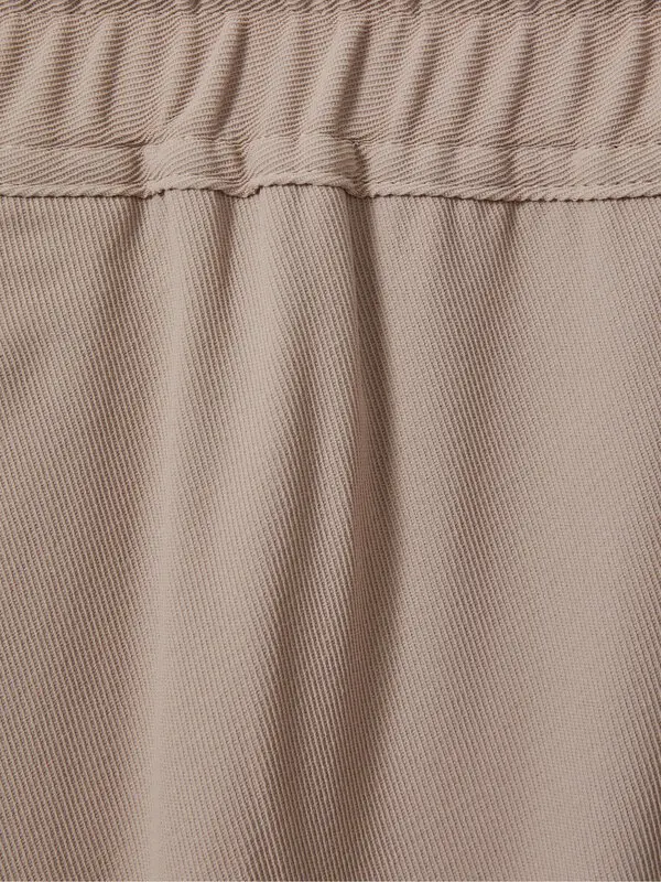 REISS Hailey Tapered Trousers - Brown
