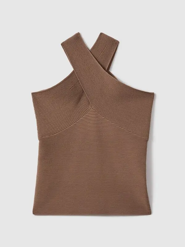REISS Darla Ribbed Vest