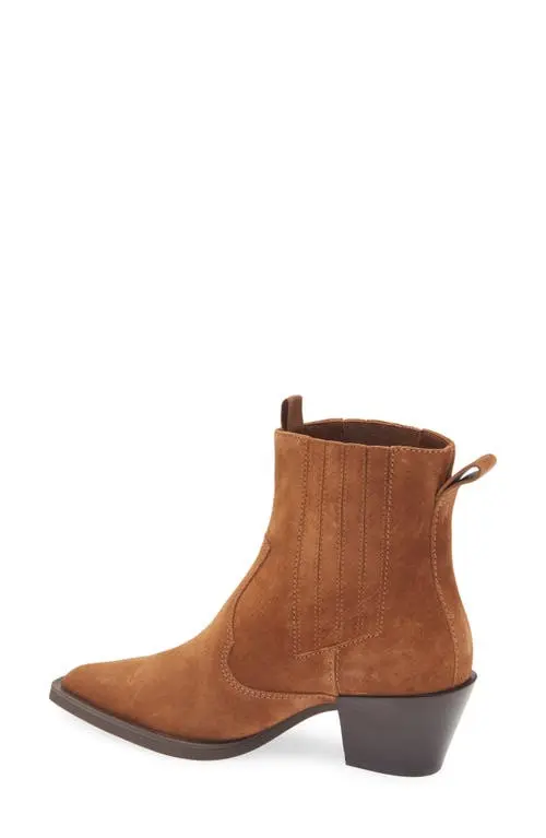 Rag & Bone Dart Western Bootie - Umber Suede