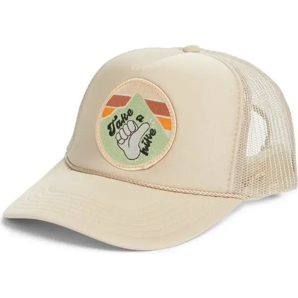 FRIDAY FEELIN’ Take A Hike Trucker Hat - Tan