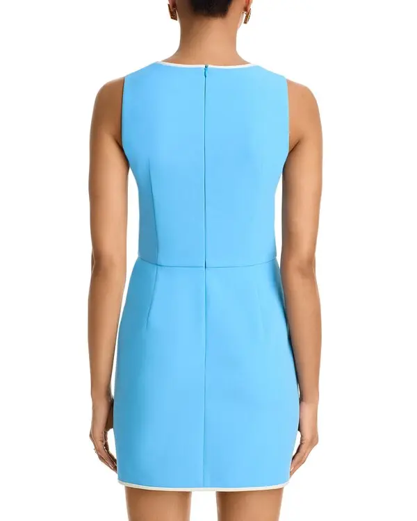 French Connection Azra Twill Dress - Poolside Blue
