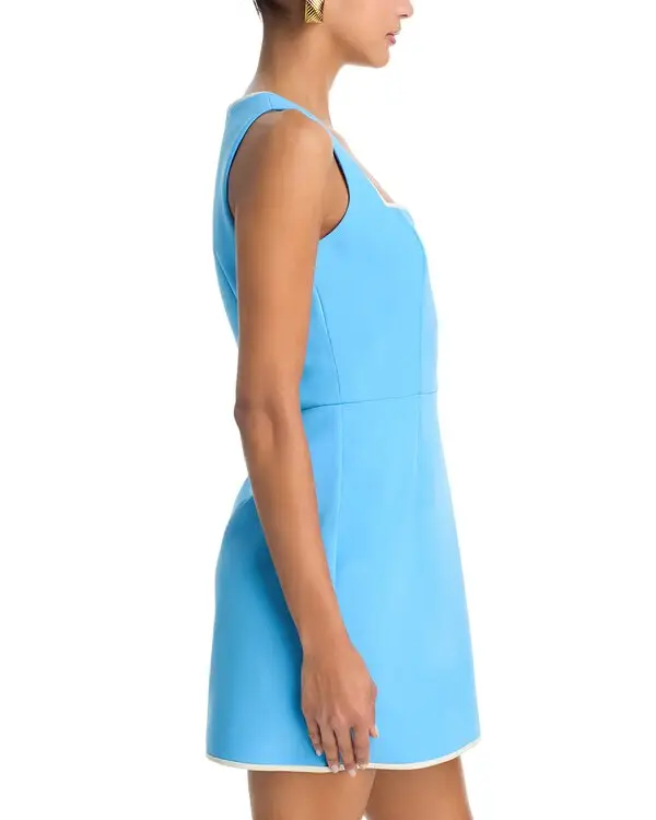 French Connection Azra Twill Dress - Poolside Blue