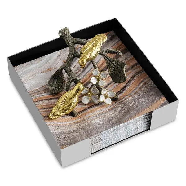 Michael Aram Lovebirds Cocktail Napkin Holder
