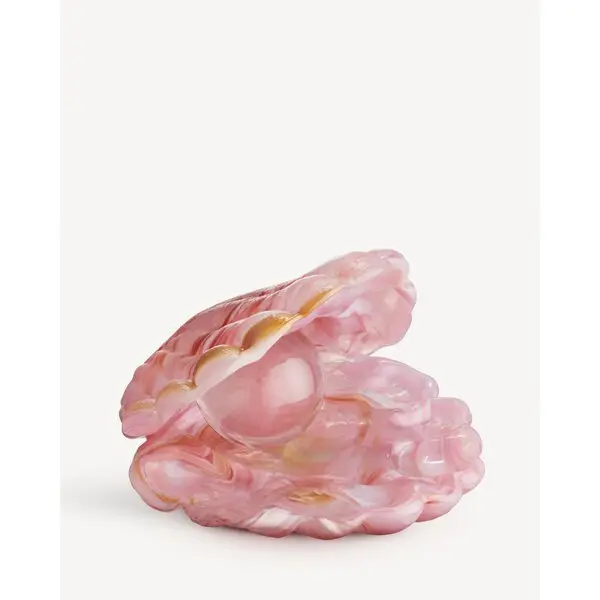 KOSTA BODA Mother Of Pearl Crystal Sculpture - Pink