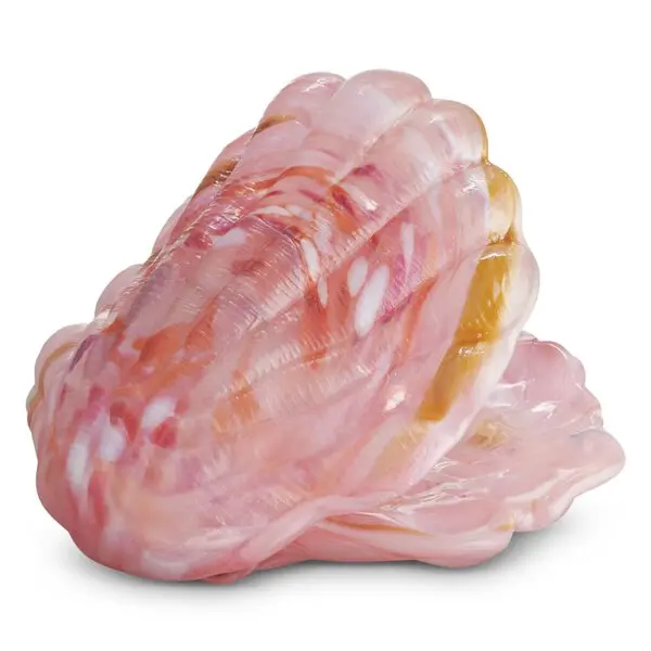 KOSTA BODA Mother Of Pearl Crystal Sculpture - Pink