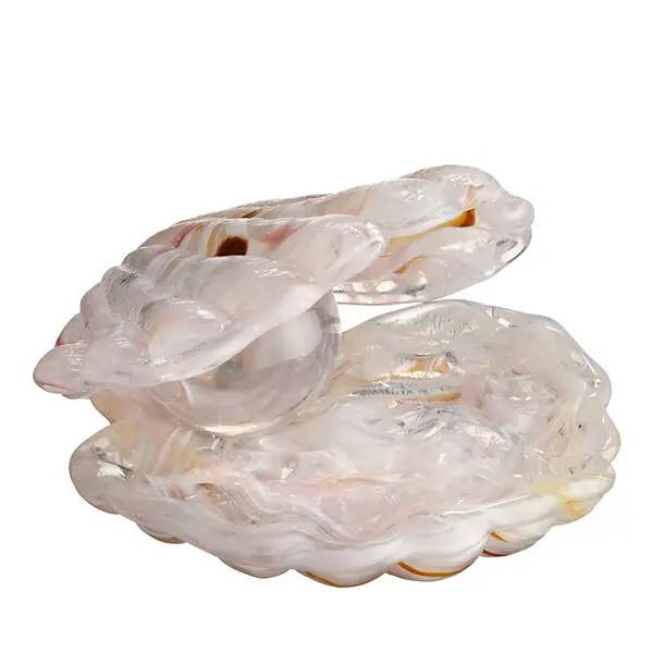 KOSTA BODA Mother Of Pearl Crystal Sculpture - Sand