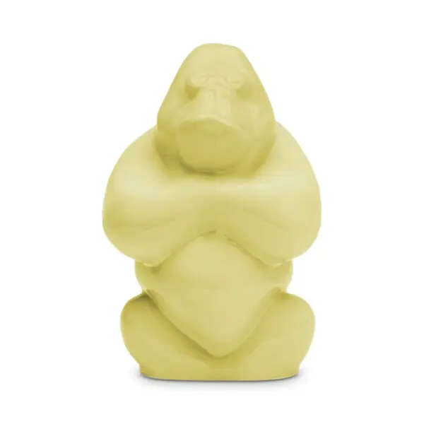 KOSTA BODA Gabba Gabba Hey Glass Sculpture - Yellow