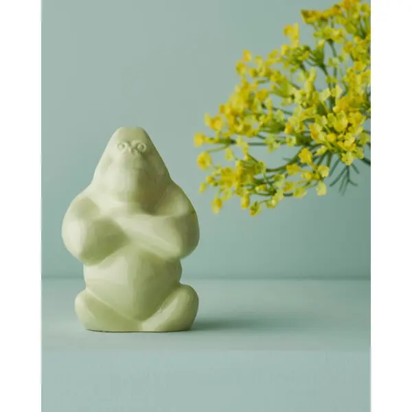 KOSTA BODA Gabba Gabba Hey Glass Sculpture - Yellow