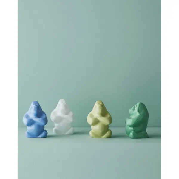 KOSTA BODA Gabba Gabba Hey Glass Sculpture - Yellow