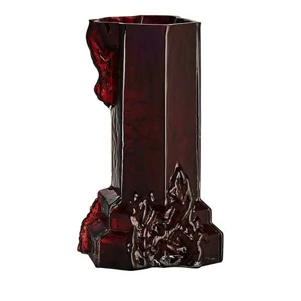 KOSTA BODA Rocky Baroque Vase - Red
