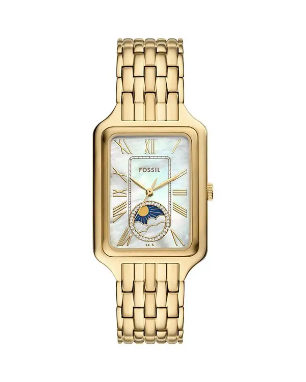 Fossil Raquel Sun & Moon Watch - Mother Of Pearl/gold
