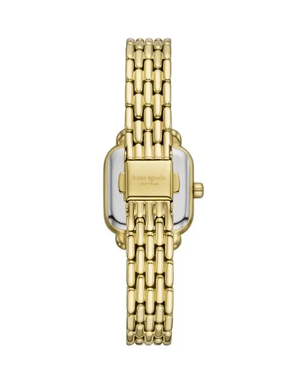Silver and gold Kate Spade watch Kate spade New York watch silver base gold Logo gold case  main image 3