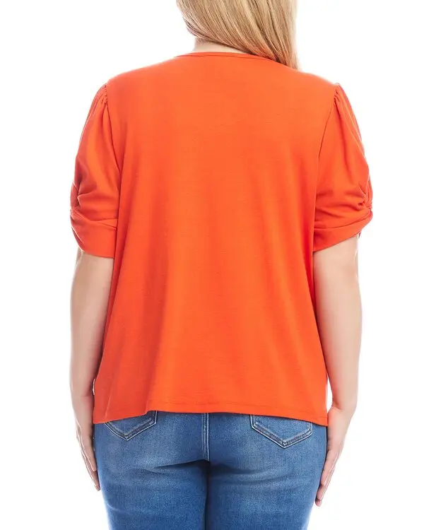 Karen Kane Twist Sleeve Top