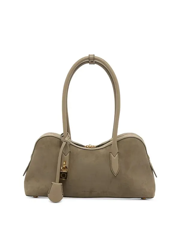 Stella McCartney Alter Suede Tote - Khaki