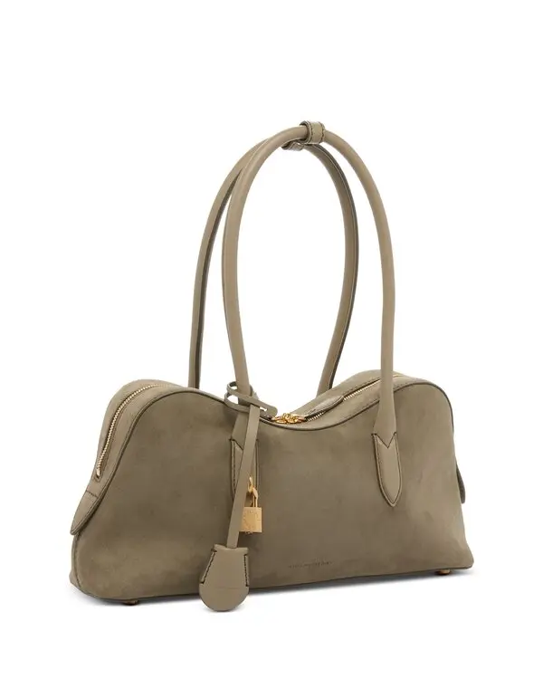 Stella McCartney Alter Suede Tote - Khaki