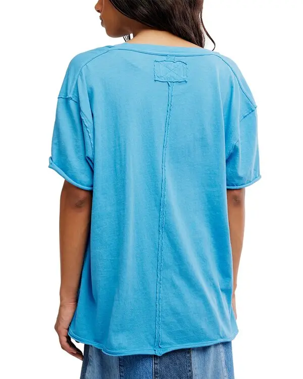 Free People We The Free Nina Tee - Azure Blue