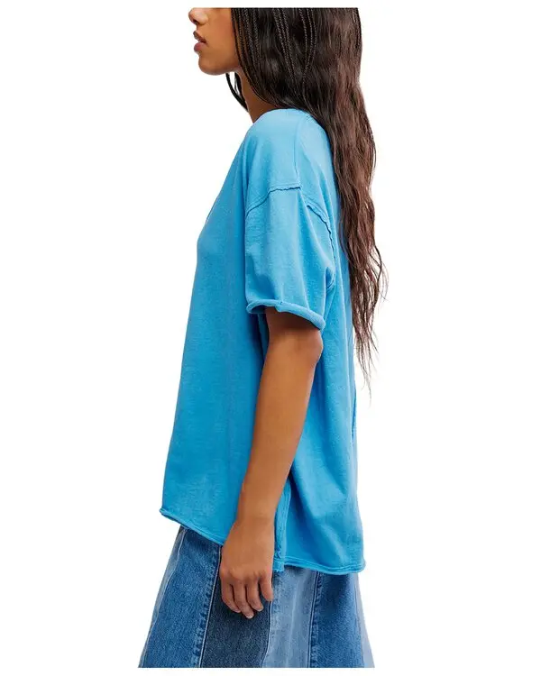 Free People We The Free Nina Tee - Azure Blue